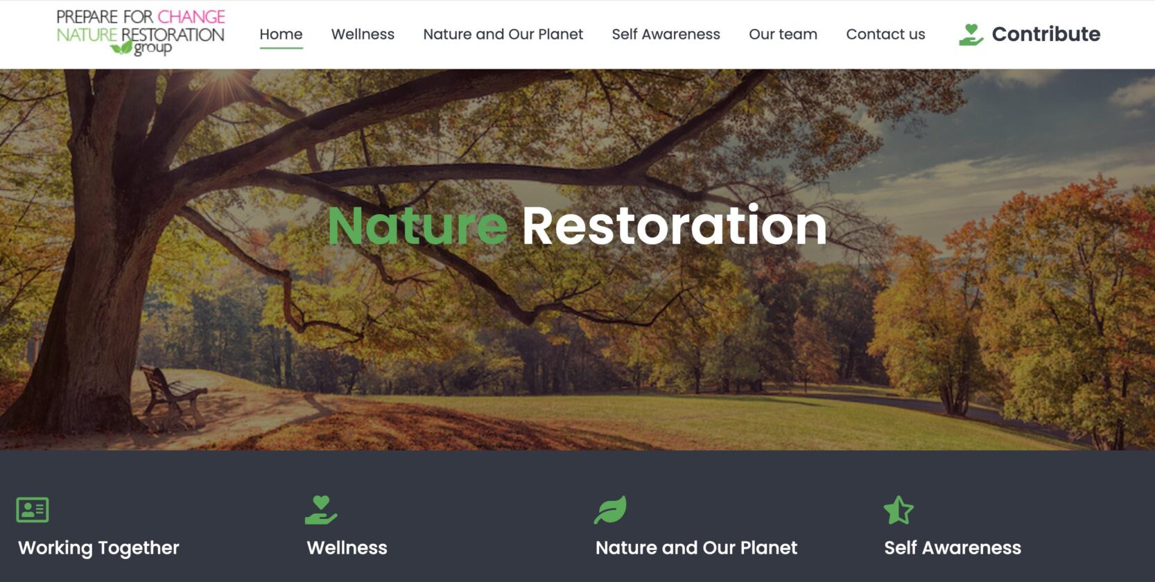Nature Restoration Group - Prepare For Change
