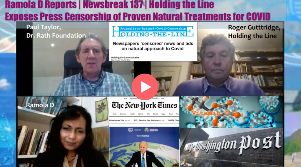Newsbreak 137 | Roger Guttridge, Holding the Line Exposes Press ...