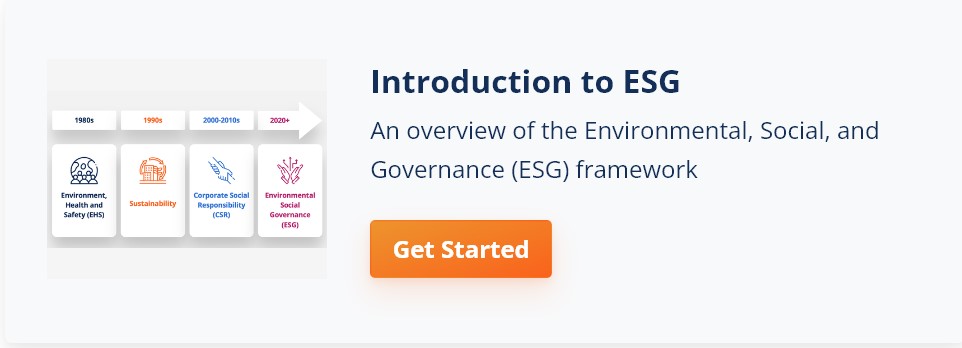 ESG (Environmental, Social and Governance) - Prepare For Change